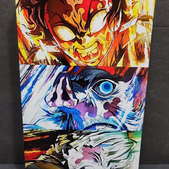 Art | Demon Slayer Trio Final Attack Anime Wall Photo Art Board Print ...